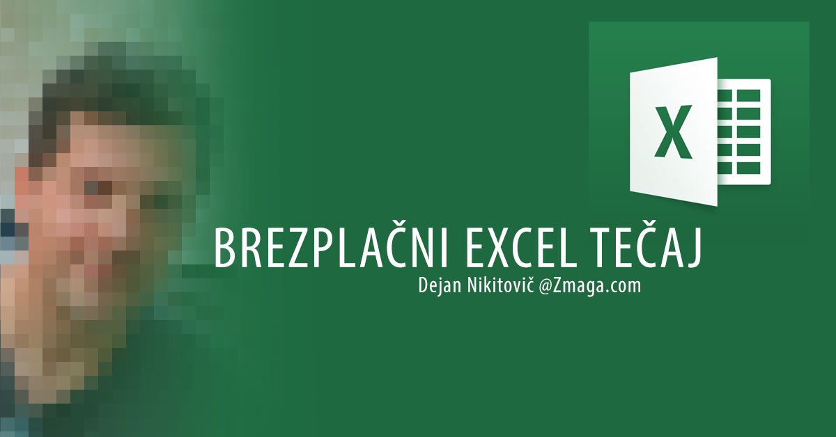 Brezplačni tečaj Microsoft Excela | Excel vodiči | Microsoft Excel ...